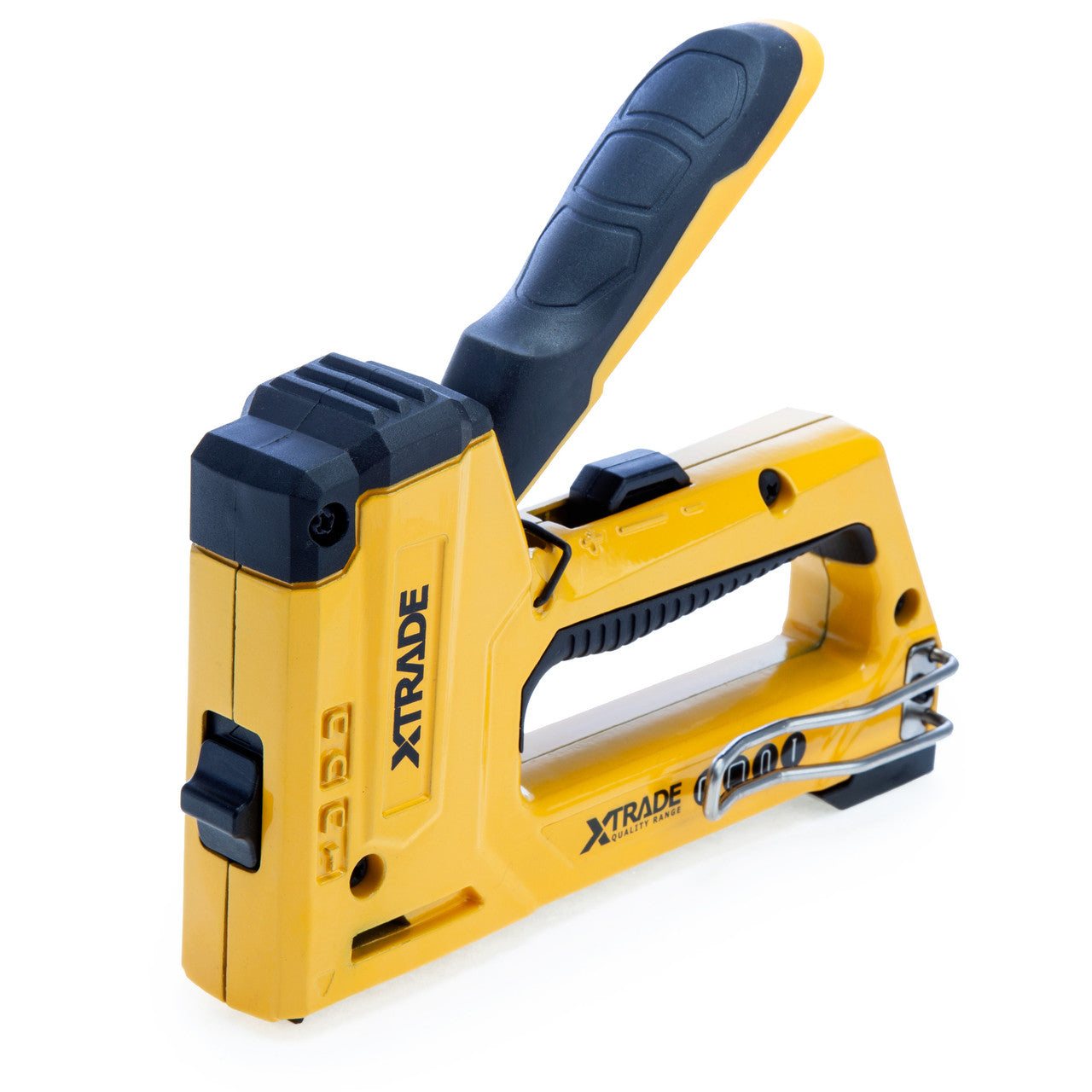 XTrade Heavy Duty Staple Gun 4 in 1 Staples U-shaped Cable Nails & Bra ...